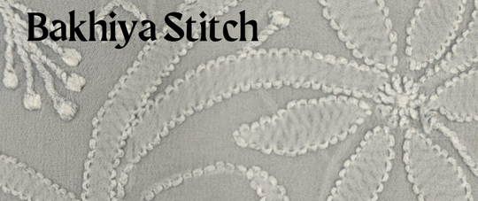 Bakhiya Stitch: The Heart of Chikankari Embroidery